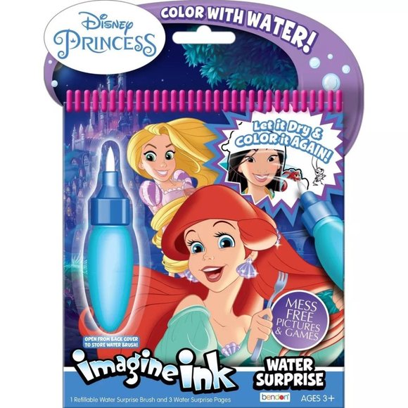 Office | Disney Princess Imagine Ink Water Surprise Mess Free Coloring ...